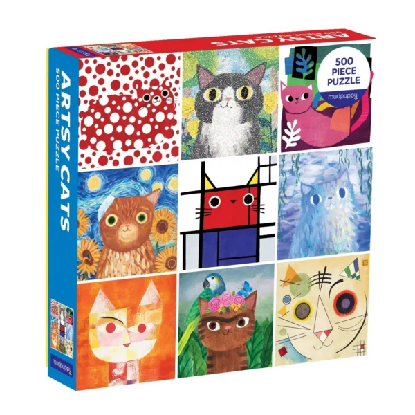 ARTSY CATS MAGNET - Fern and Crow Gift Co.