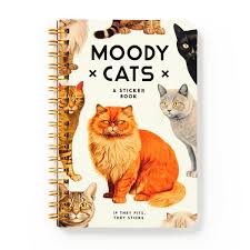 MOODY CATS STICKER BOOK - Fern and Crow Gift Co.